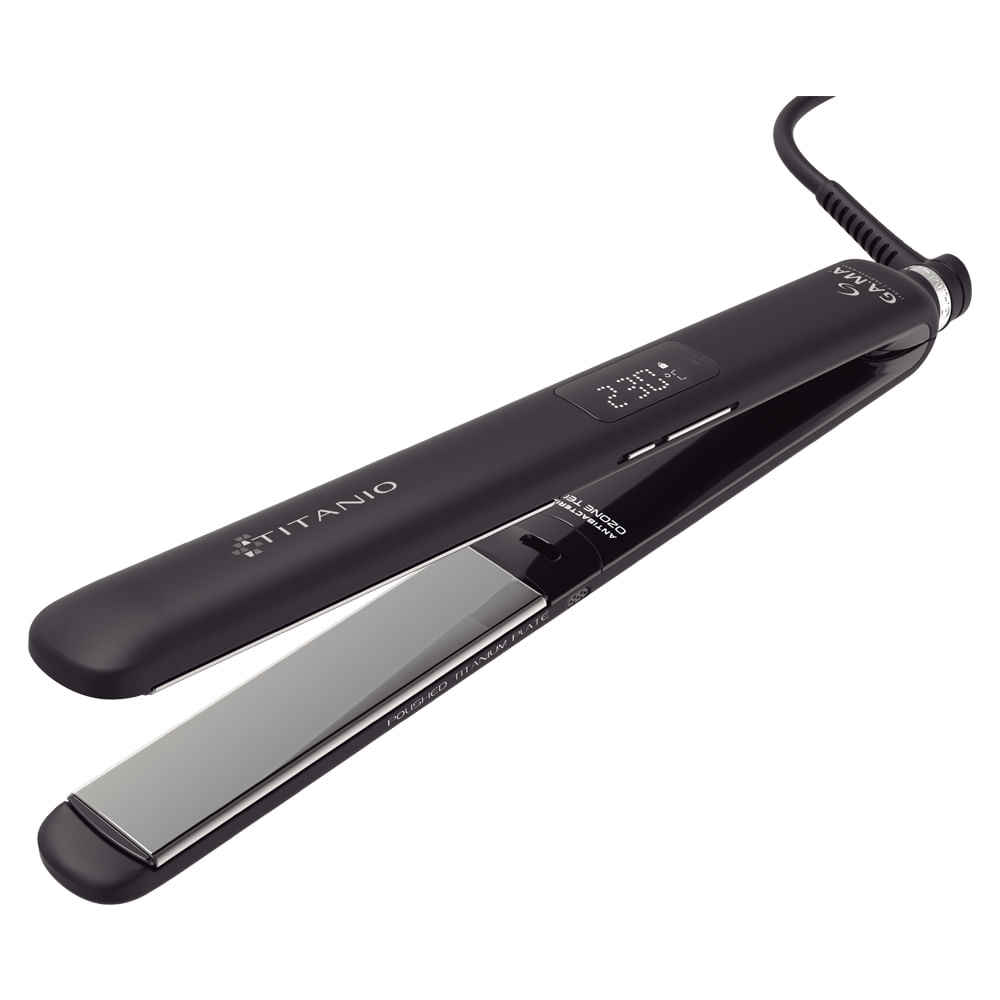 Plancha Digital CP14 Titanio ION Negro